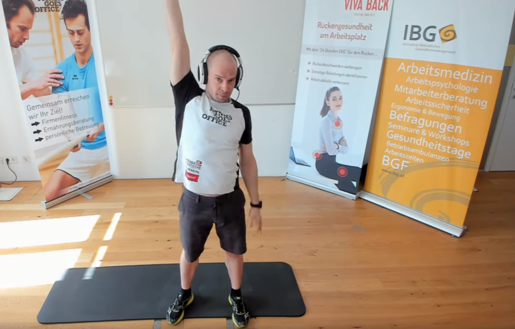 Home Office Fitness - kostenloses Workout des IBG-Partners