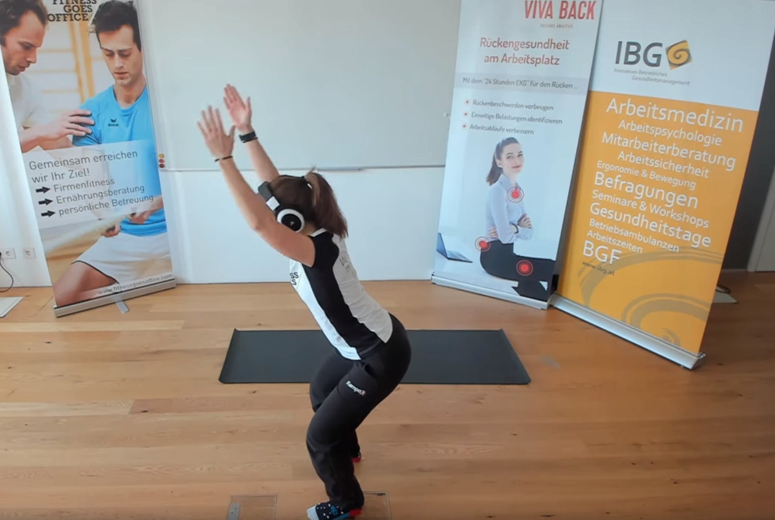 Home Office Fitness - kostenloses Workout des IBG-Partners